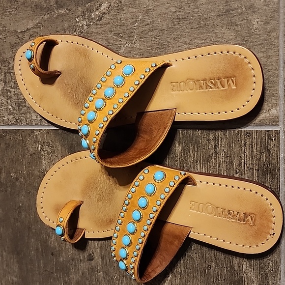 Mystique Boutique | Shoes | Hollywood Hills Womens Leather Jeweled ...